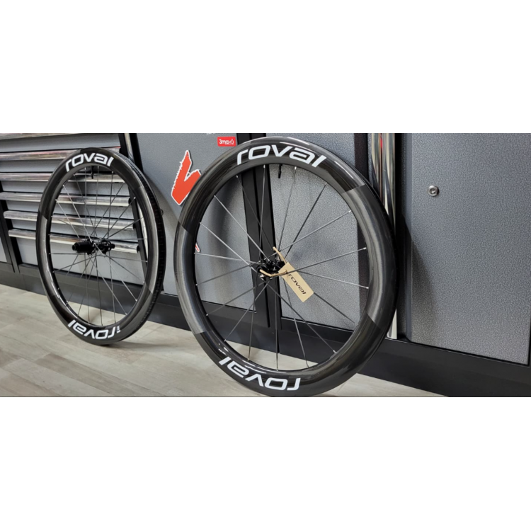 JUEGO DE RUEDAS ROVAL RAPIDE SPRINT CLX Gloss Carbon/gloss White
